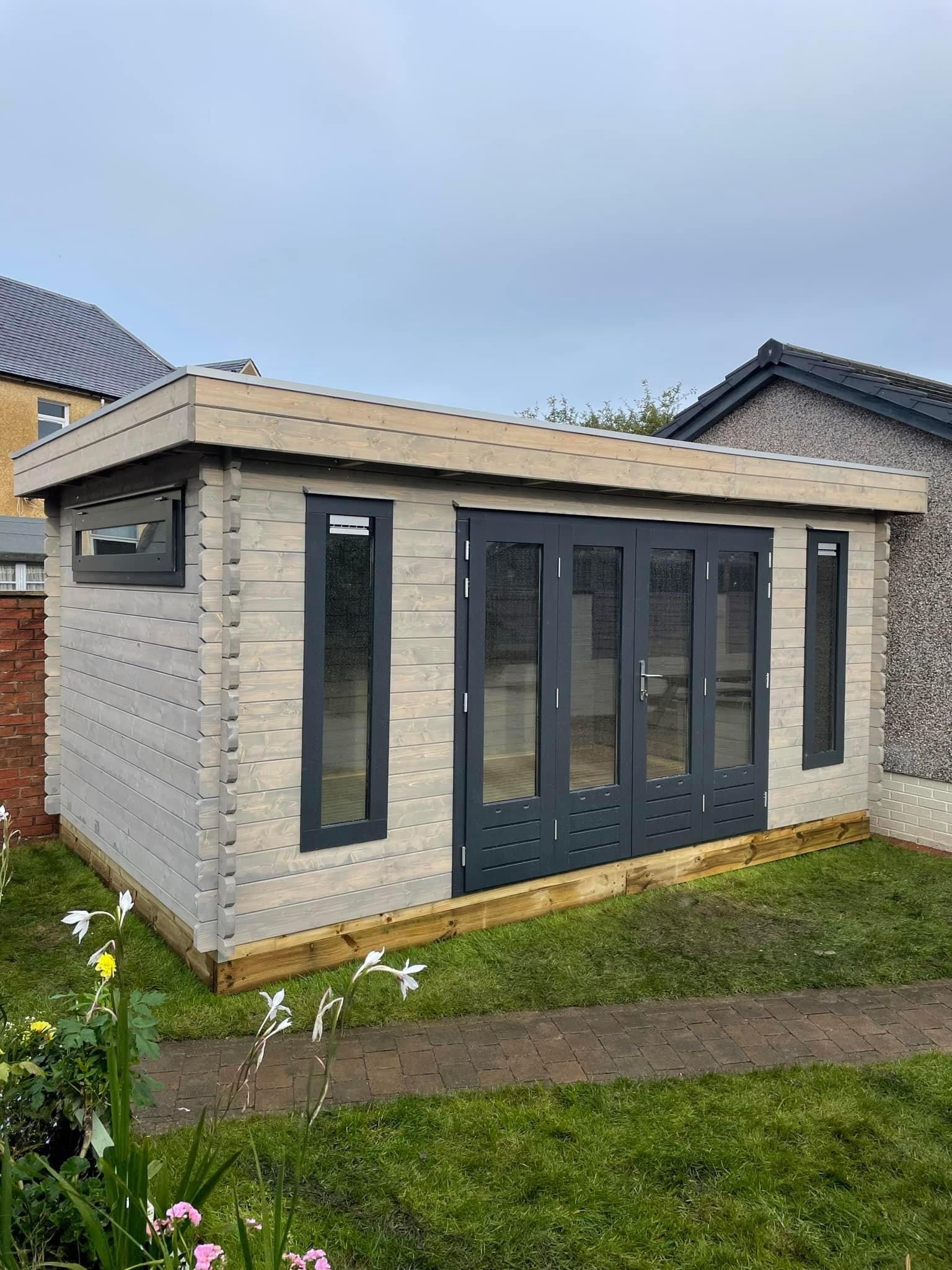 Log Cabin Installation in Greenock